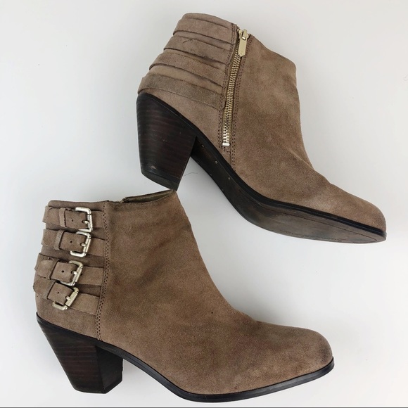 Sam Edelman | Shoes | Sam Edelman Lucca Suede Buckle Ankle Booties ...